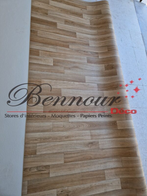 MOQUETTE PVC EFFET BOIS REF = CHIANTI 532 - Bennour Déco