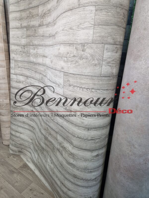 MOQUETTE PVC UNI BEAUFLOR REF = INSPIRE ANTIQUE 091S ; EP = 2,8 MM ...